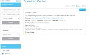 Download Delta ISPSoft3.15 Programming Software | OPEN READ